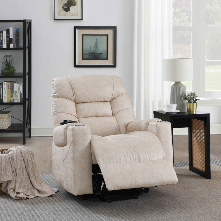 Power Lift Heat and Massage Recliner – Sleek Space Mod